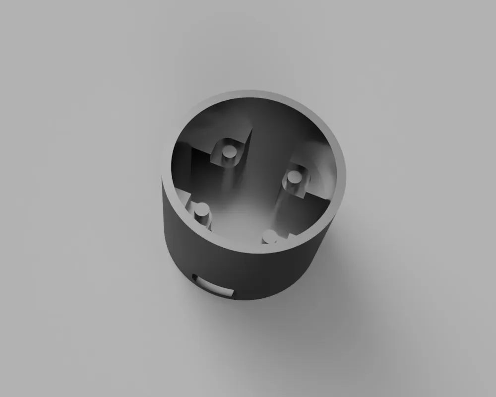2804 brushless motor (3-hole) AS5600 magnetic encoder base - Free 3D ...