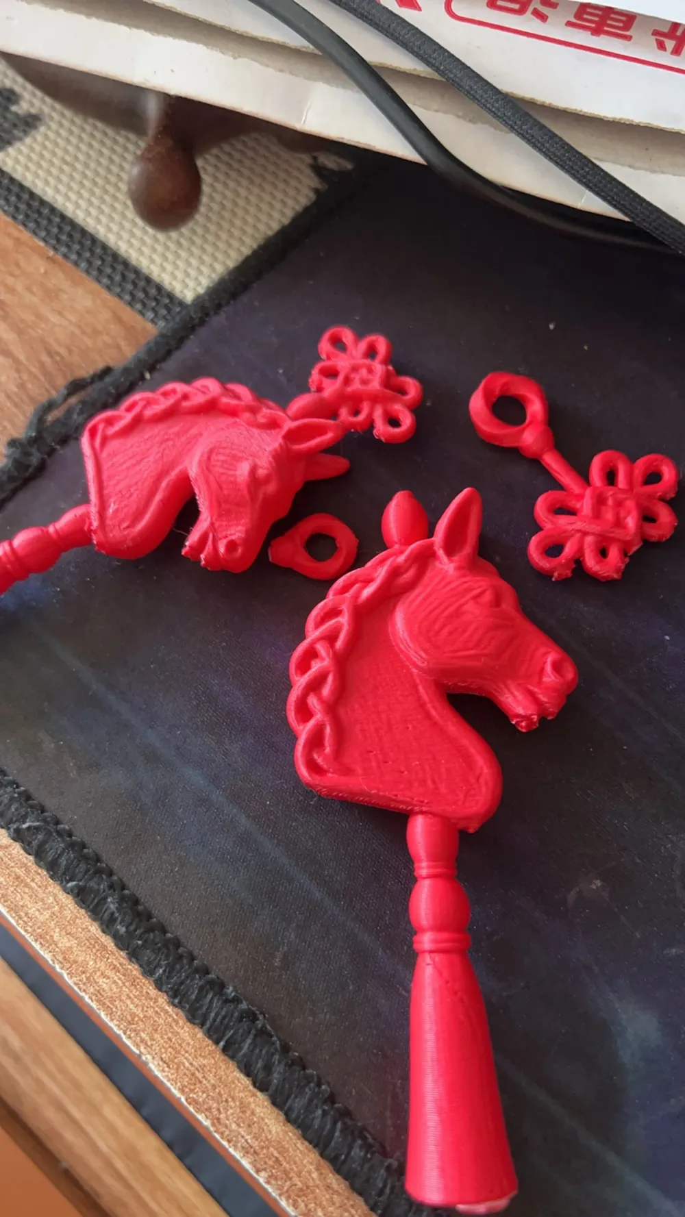 2026 Year of the Horse Red Pony Ornament/Chinese Knot/New Year Ornament ...