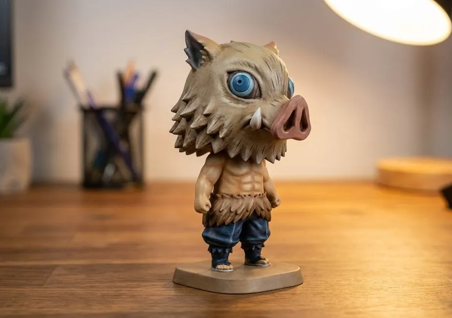 Chibi Cute - Hashibira Inosuke - Piggy Muscle Man - Boar Rush - Demon ...