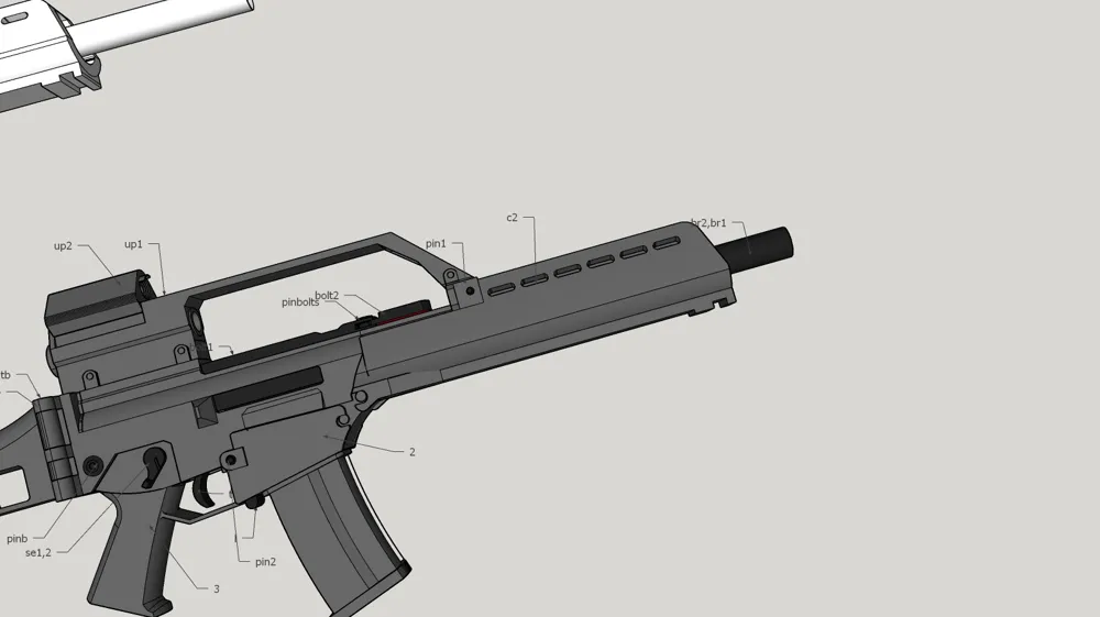 Heckler & Koch G36 - Free 3D Print Model - MakerWorld