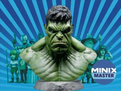 bust of hulk - Free 3D Print Model - MakerWorld