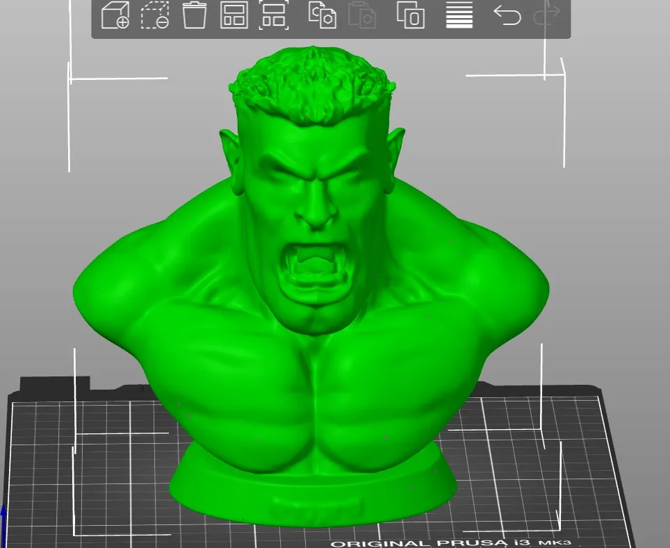 bust of hulk - Free 3D Print Model - MakerWorld
