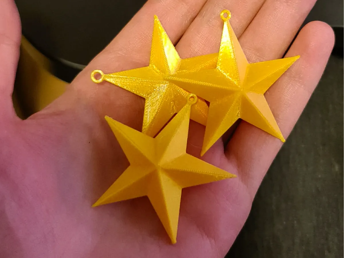 Christmas star ornament - Free 3D Print Model - MakerWorld