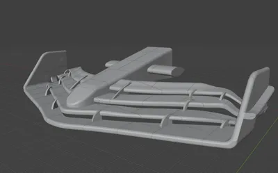 Life-Size F1 Car Front Wing 1800mm Display Model - Free 3D Print Model ...