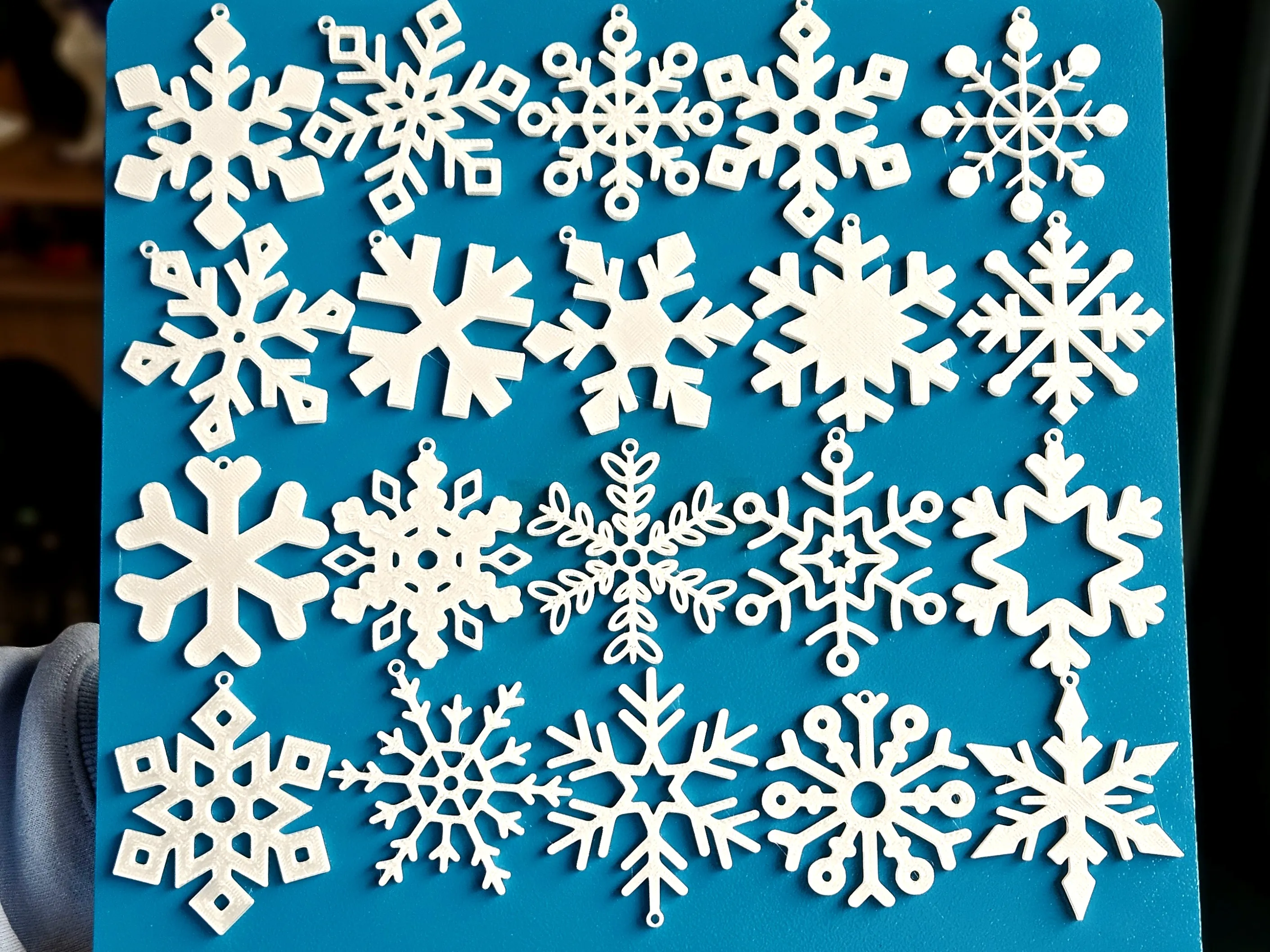 23 Snowflake Baubles Pack - Free 3D Print Model - MakerWorld