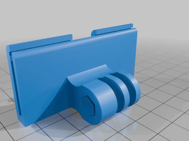 Microphone Mount for MOLLE Panel Overhead Console - Free 3D Print Model ...