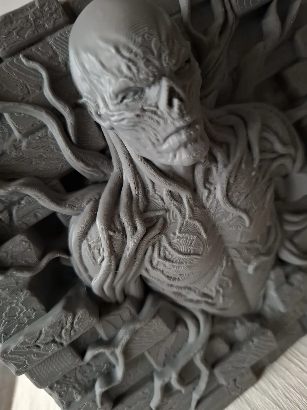 Vecna Stranger Things Relief Sculpture By Martin Crow Makerworld