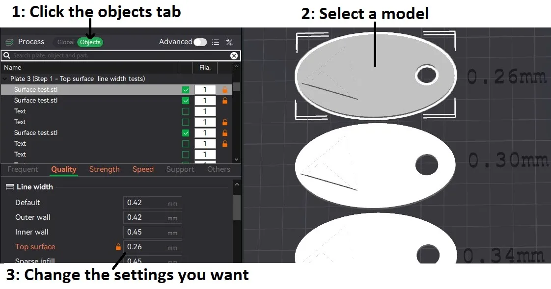Advanced top surface guide - understand & improve - Free 3D Print Model ...