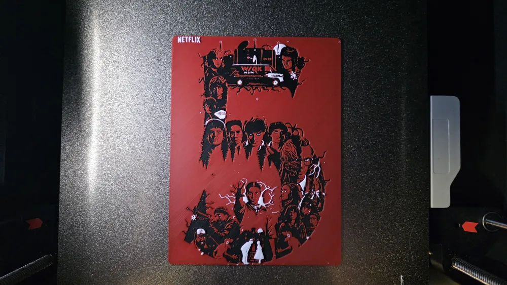 Stranger Things Season 5 lithophane poster by E7_Studio MakerWorld: Download Free 3D Models