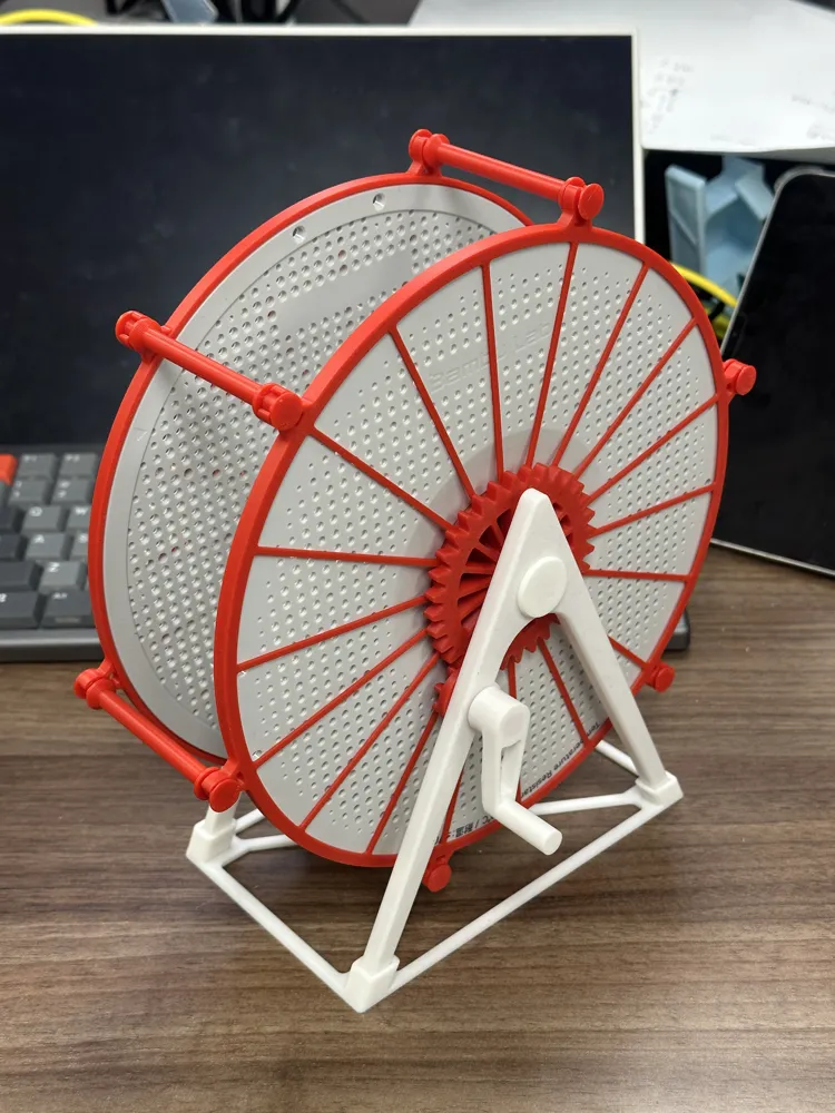 Hand-Crank Filament Spool Ferris Wheel (No Hardware, No Glue Required ...