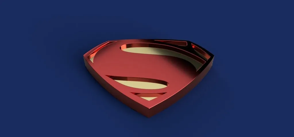Superman's Badge by Spiderpiggie MakerWorld: Download Free 3D Models