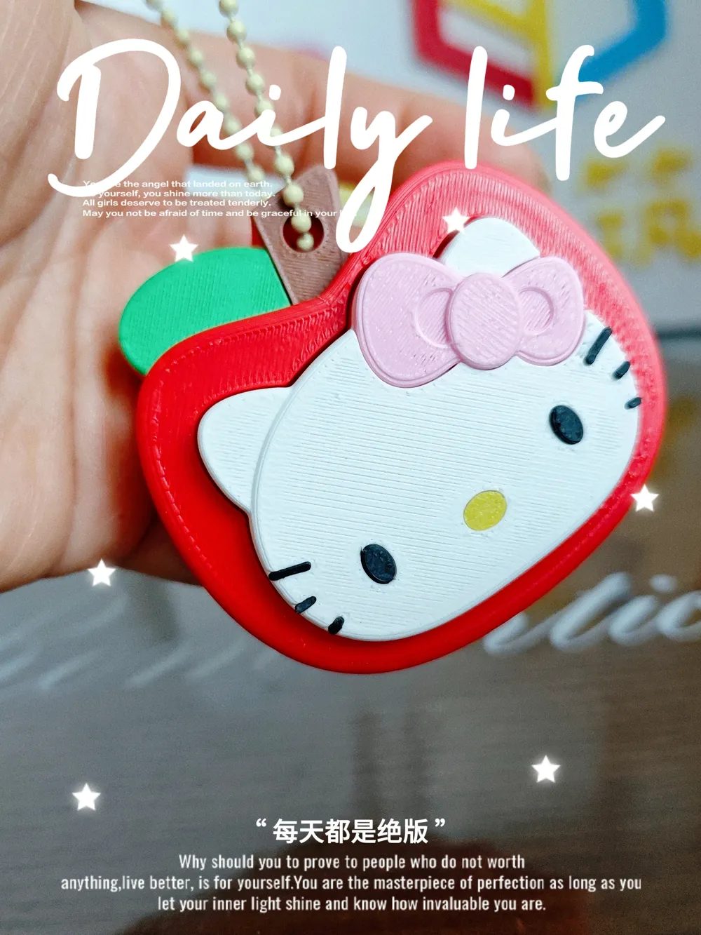 fidget toy Christmas Christmas Eve apple push Hello Kitty toy KT Cat ...