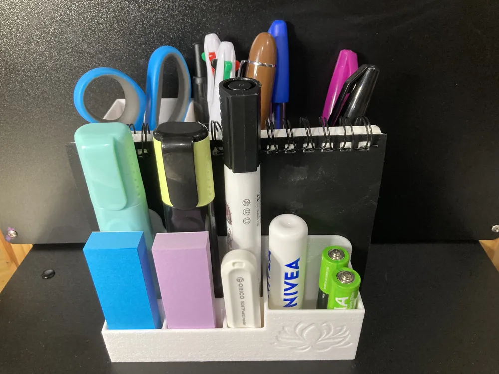 Ultimate Desk Organizer : Multi Stationery Holder - Free 3D Print Model ...
