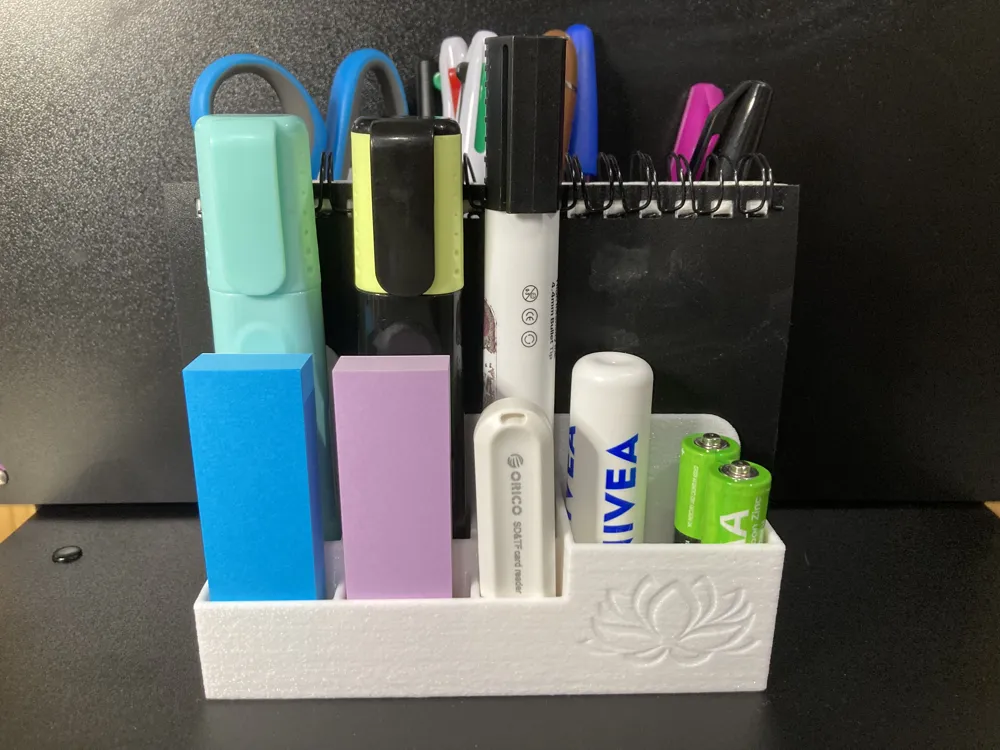 Ultimate Desk Organizer : Multi Stationery Holder - Free 3D Print Model ...