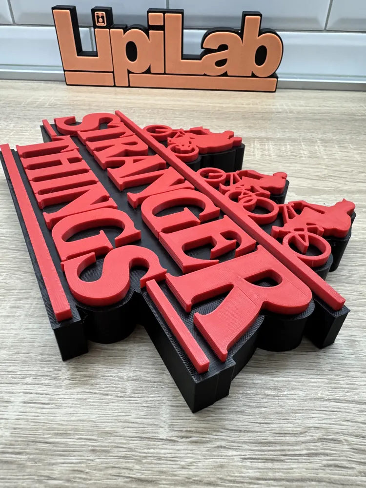Stranger Things logo / Dekor by LipiLab MakerWorld: Download Free 3D Models