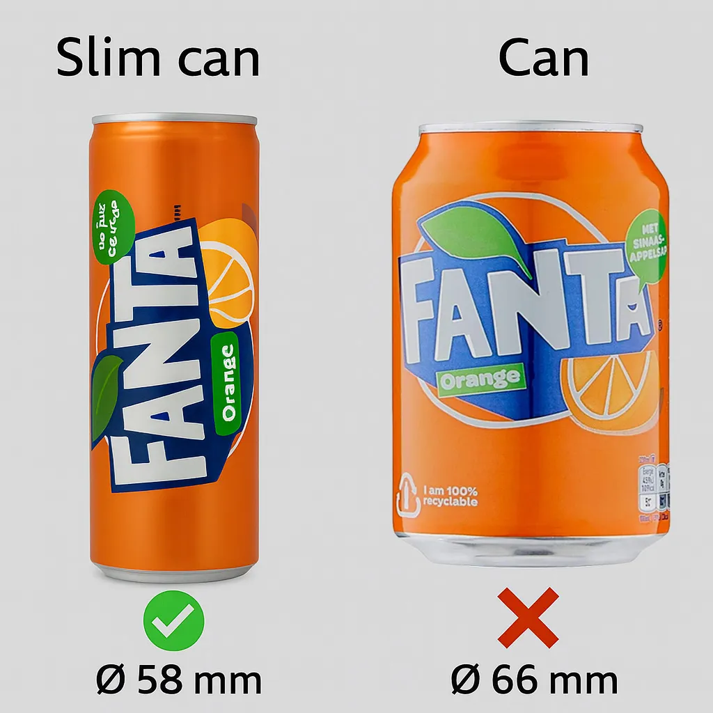 Can Dispenser - Fanta 33 & 25 Slim by MXDesign MakerWorld: Download ...