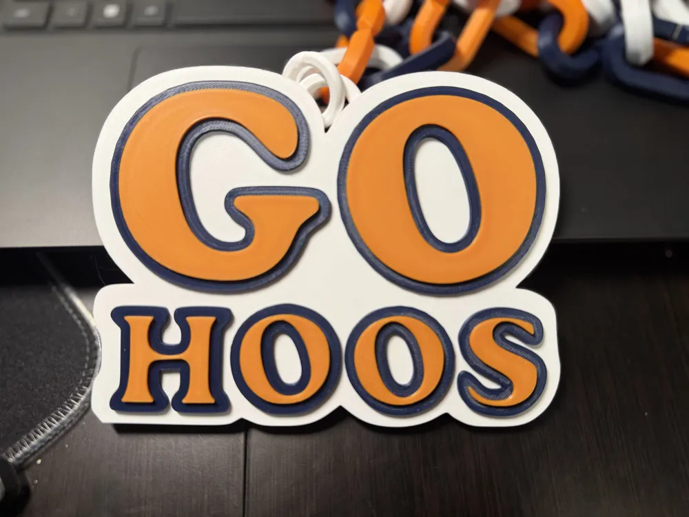 Go Hoos Turnover Chain - Free 3D Print Model - MakerWorld