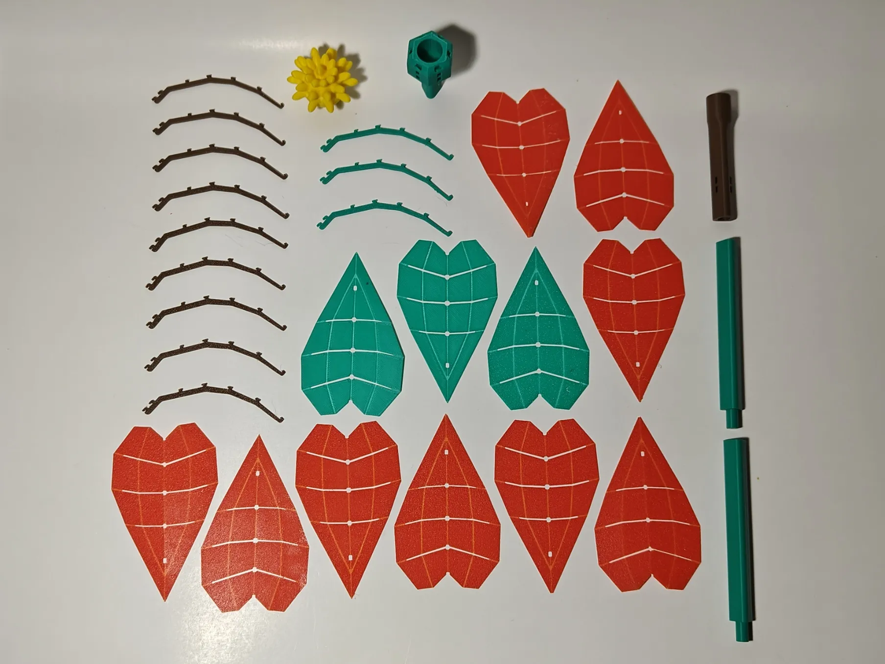 Christmas Flower - Poinsettia (Origami Inspired) - Free 3D Print Model ...