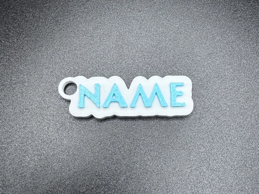 Frozen Filmstil Schriftart Benutzerdefinierter Schlüsselanhänger ...