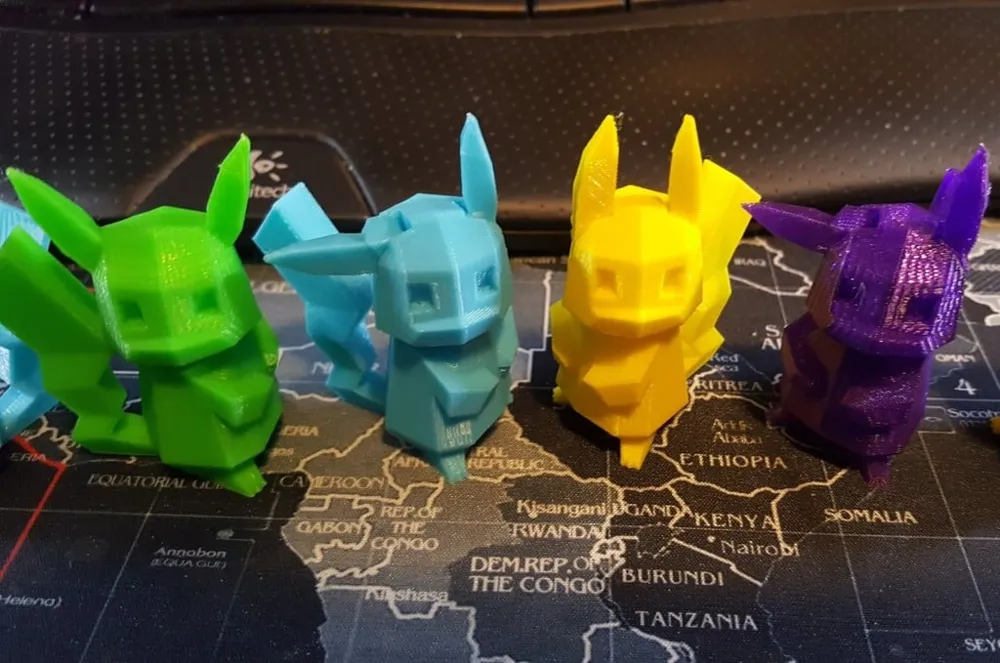 Posable Low-poly Pikachu - Free 3D Print Model - MakerWorld