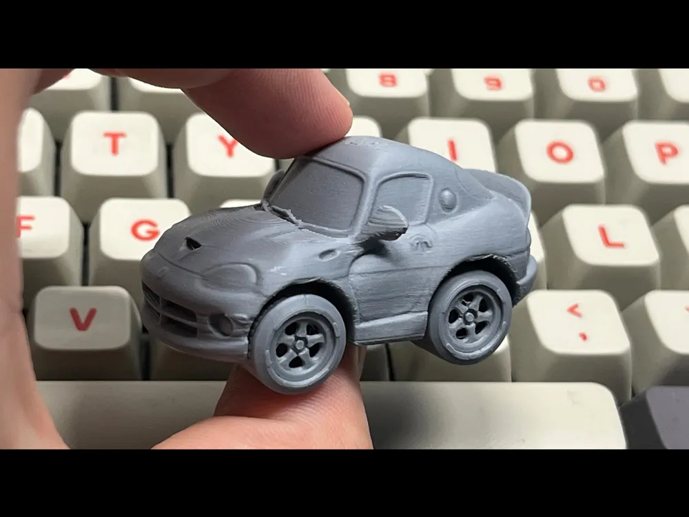 100 Cars for Fans (33/100) Dodge Viper GTS - Free 3D Print Model ...
