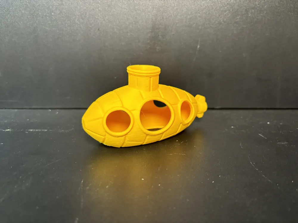 Aquarium Landscaping Submarine Hideout Aquarium Decoration - Free 3D ...