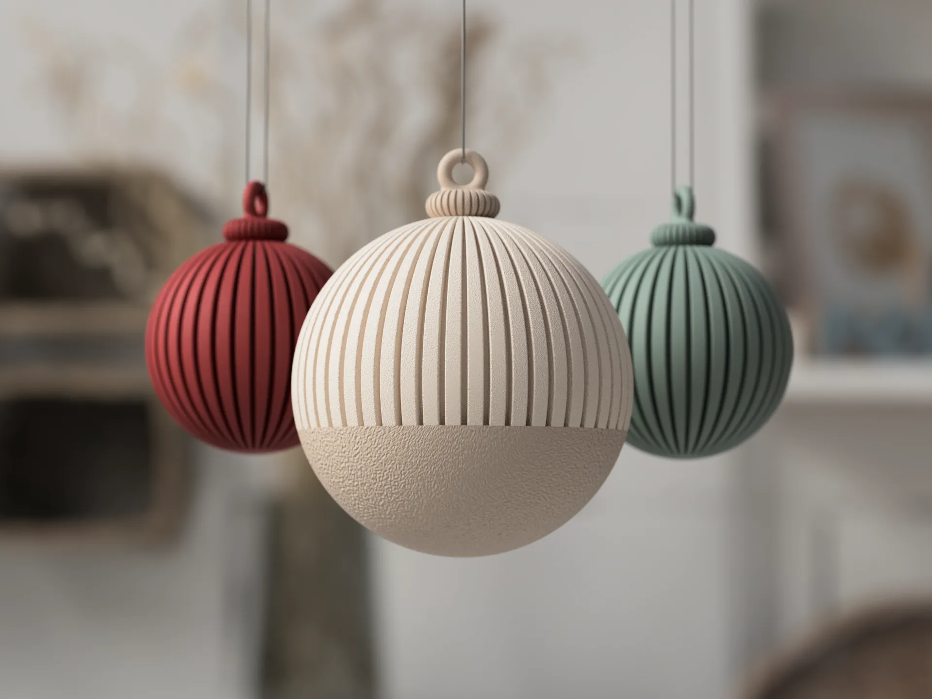 Christmas Bell Ornament (Functional) - Free 3D Print Model - MakerWorld