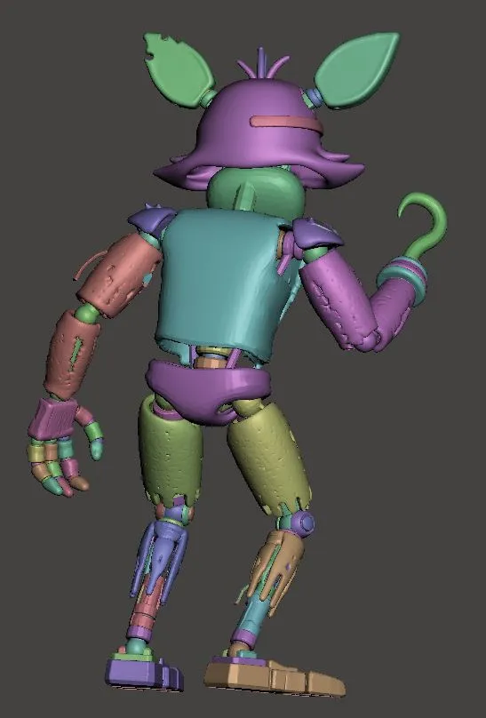 STATIC Foxy the Pirate – Static FNaF Tribute Model - Free 3D Print ...