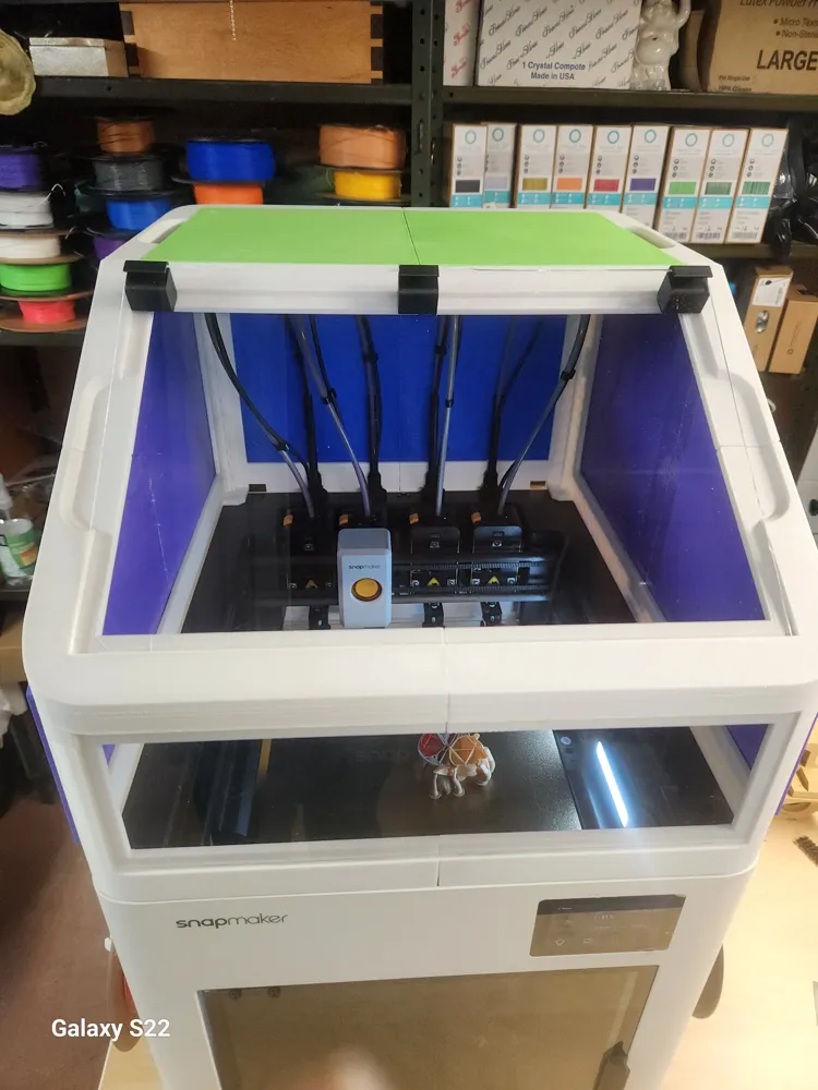 Snapmaker panels for snapmaker u1 top hat by Srin - Free 3D Print Model ...
