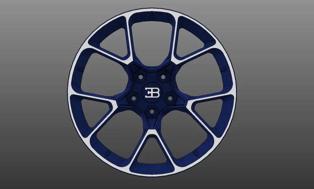 Bugatti Chiron Caractere wheel by kingkem print MakerWorld: Download ...
