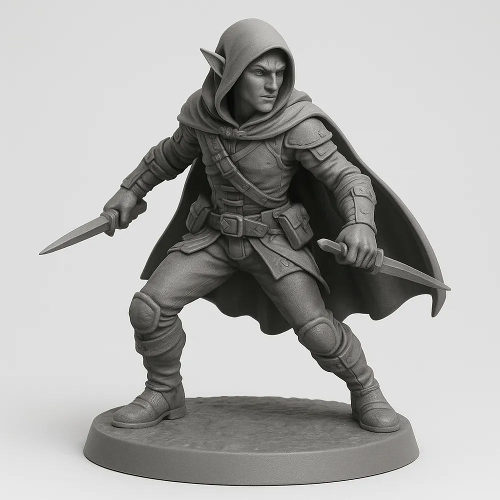 Dnd mini rouge - Free 3D Print Model - MakerWorld