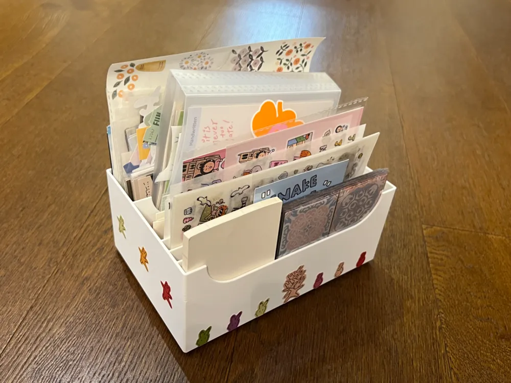 Multi-layer Journal Sticker Organizer - Free 3D Print Model - MakerWorld