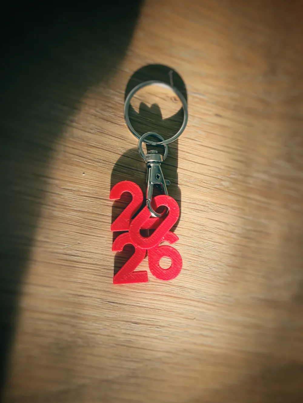 2026 Christmas - NewYear Keychain - Free 3D Print Model - MakerWorld
