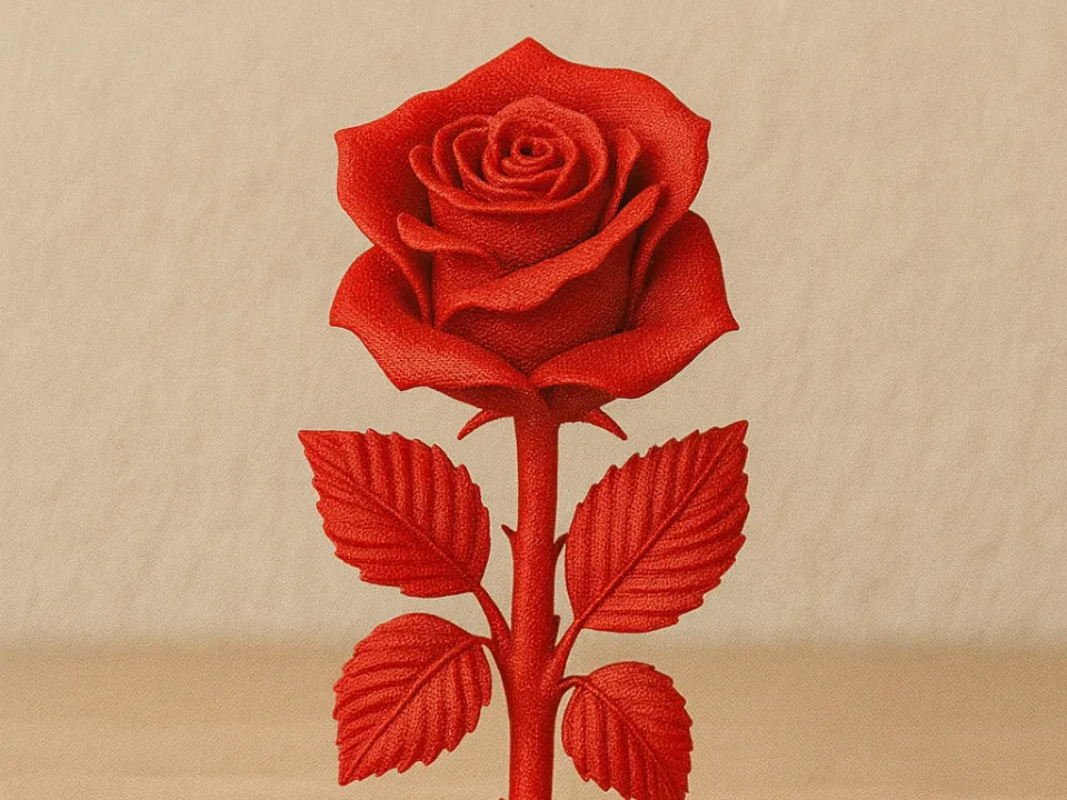 timeless rose - Free 3D Print Model - MakerWorld