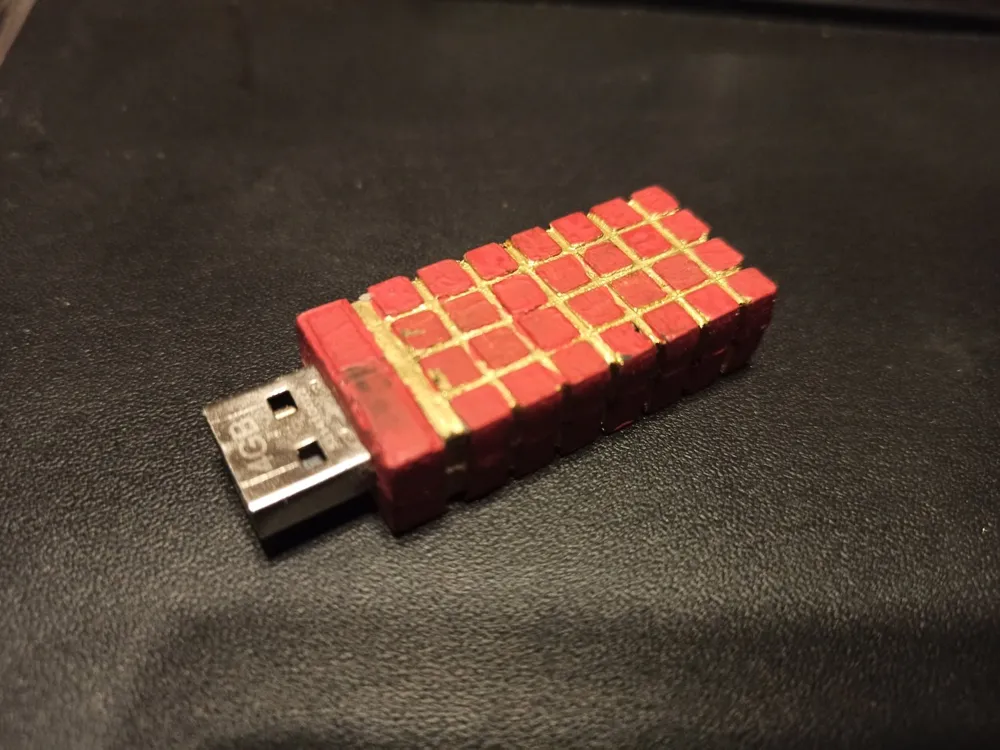 T800 CPU Chip - USB drive caseing - Free 3D Print Model - MakerWorld