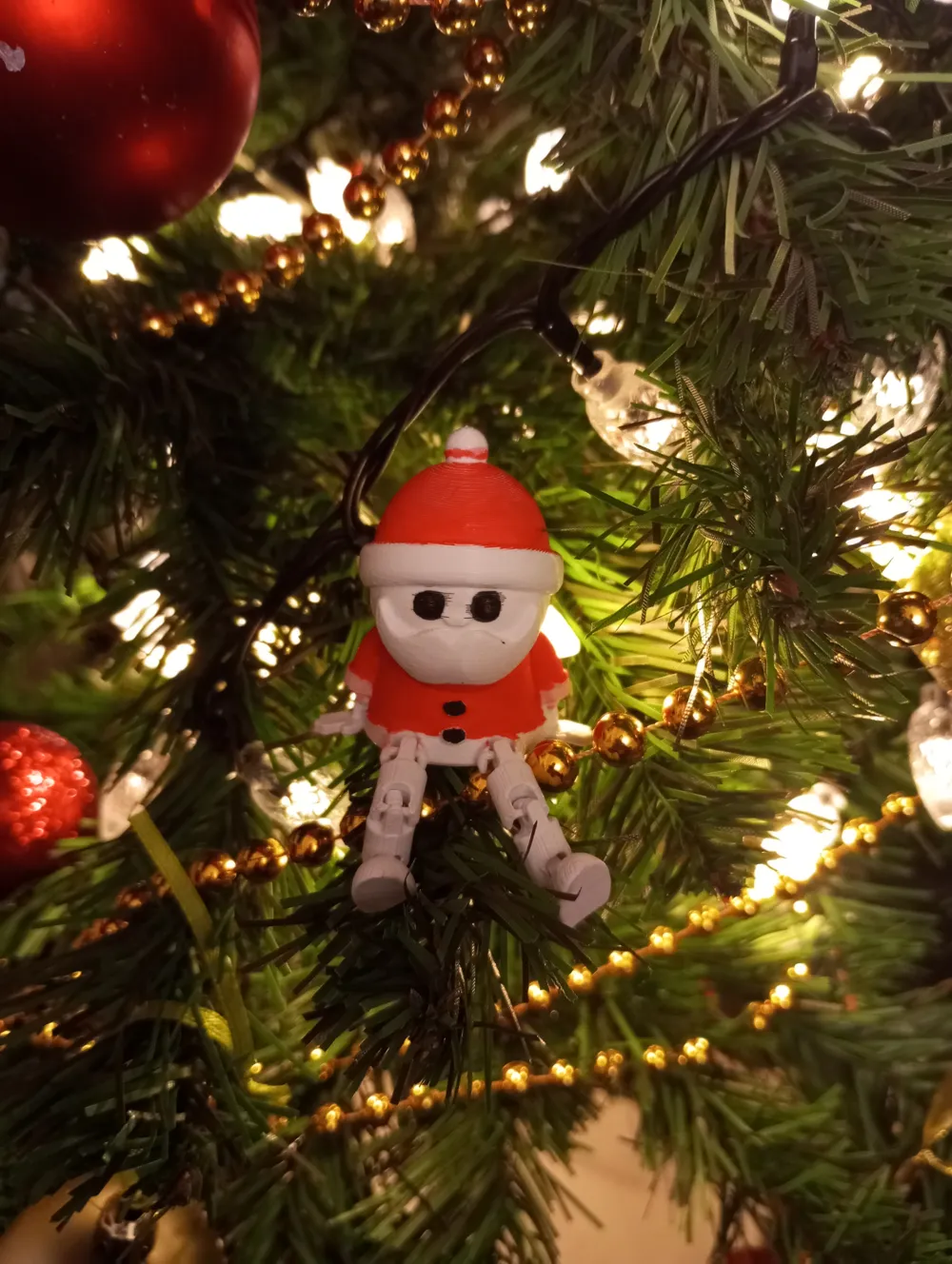 Mini Articulated Santa - Free 3D Print Model - MakerWorld