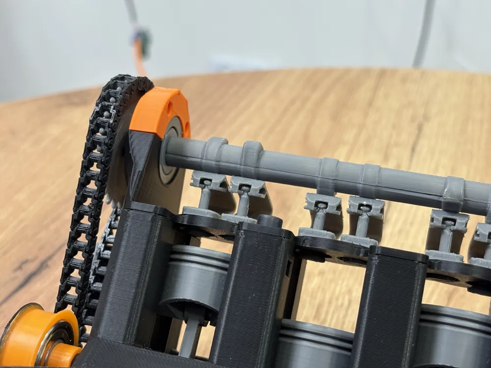 V8 Engine Model | Moving parts - Free 3D Print Model - MakerWorld