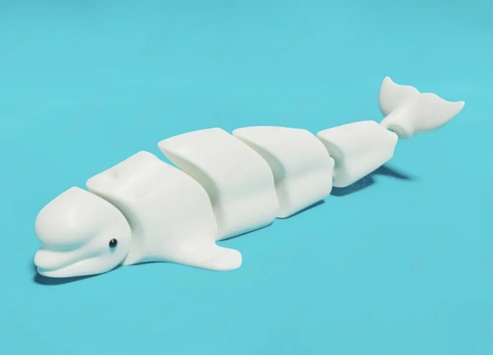 Articulated Beluga - Free 3D Print Model - MakerWorld