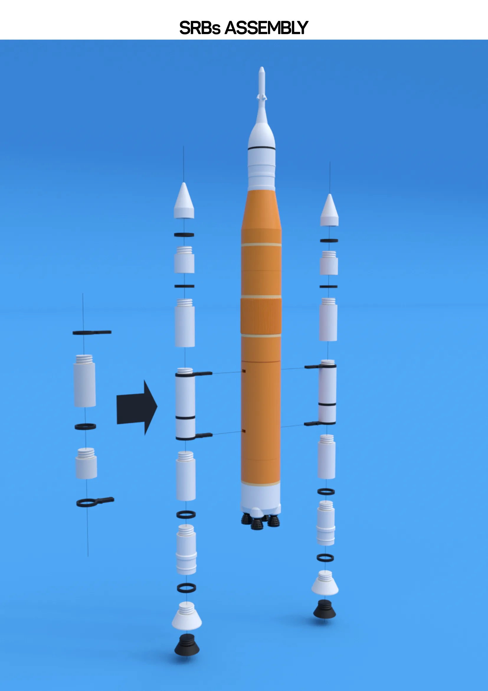 BUILD-A-ROCKET: MODULAR ARTEMIS ROCKET - Free 3D Print Model - MakerWorld