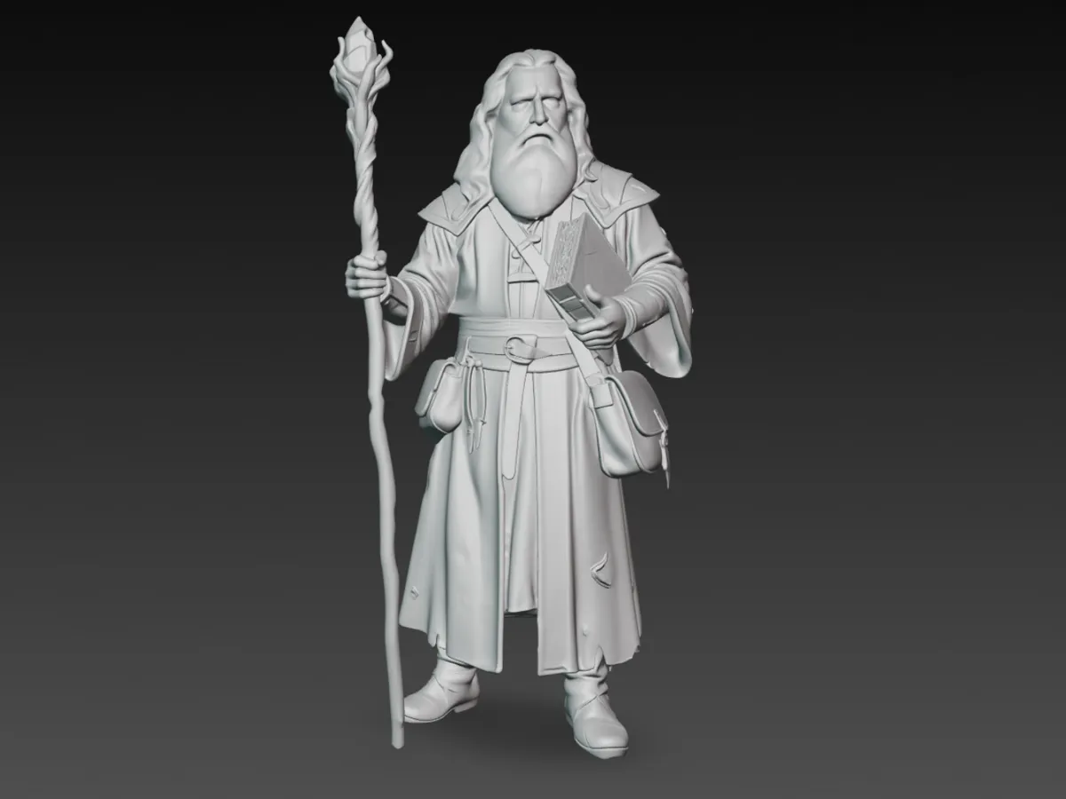 Mago Dungeons and dragons figura by hectorvale84 MakerWorld: Download ...