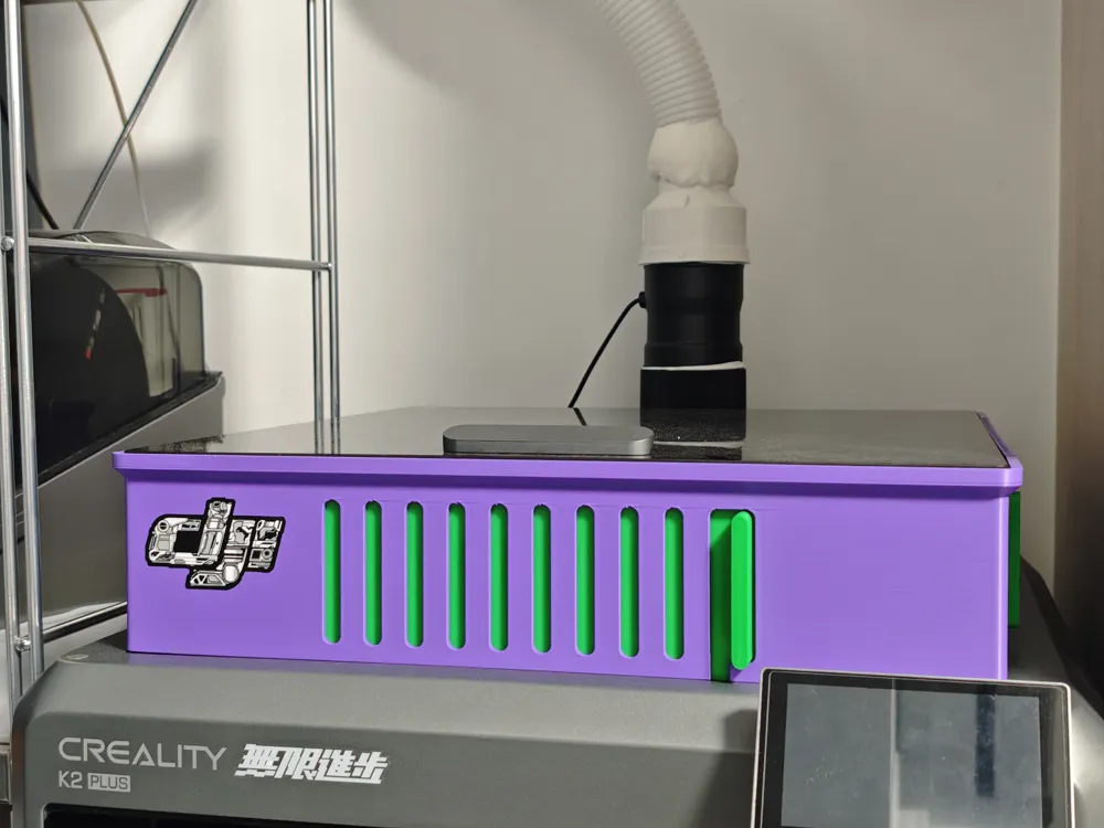 Creality 3D K2 Plus Exhaust Riser - Free 3D Print Model - MakerWorld