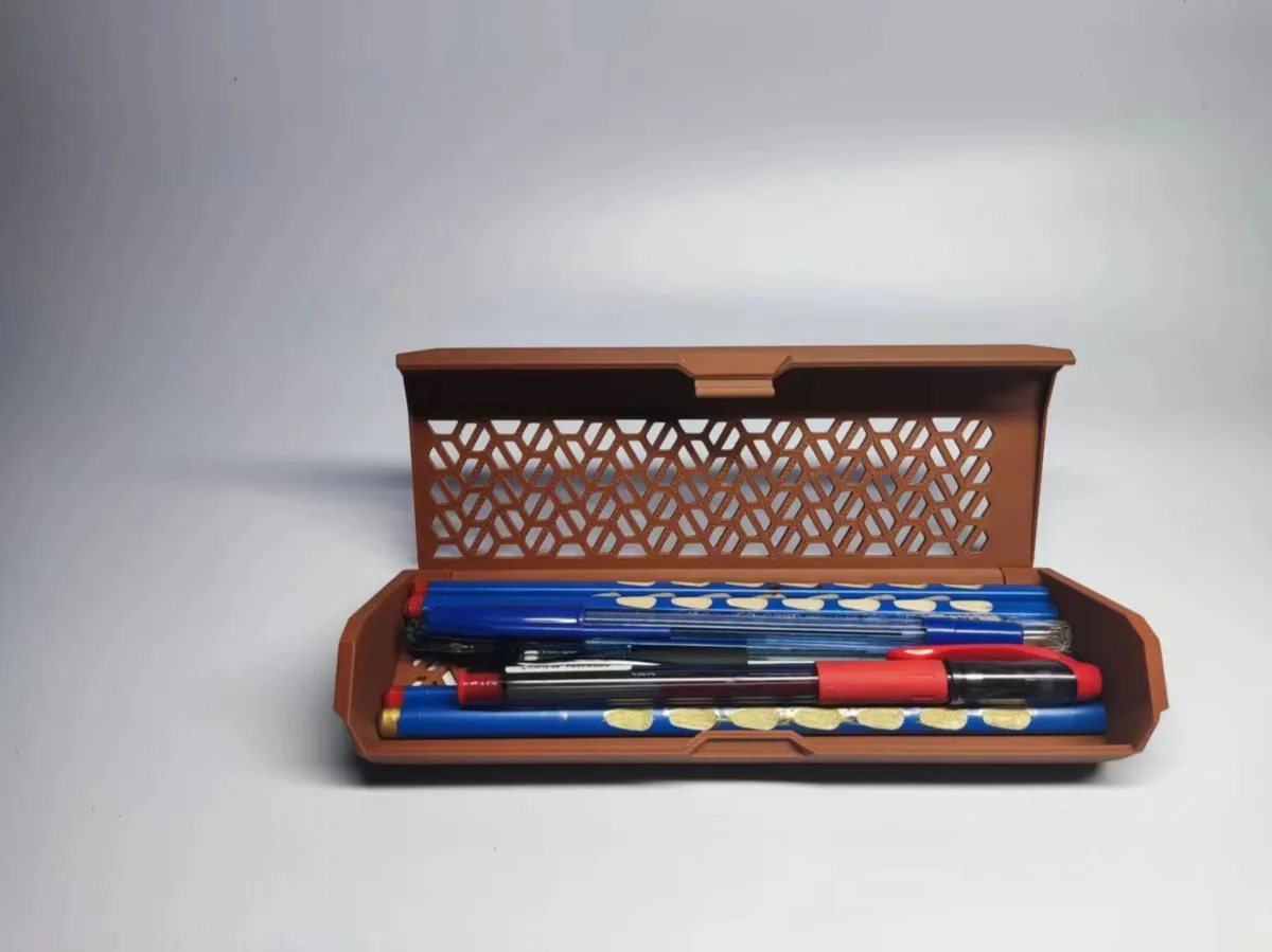 Print in Place Hollow Pencil Case by WanWanDumDum MakerWorld: Download ...