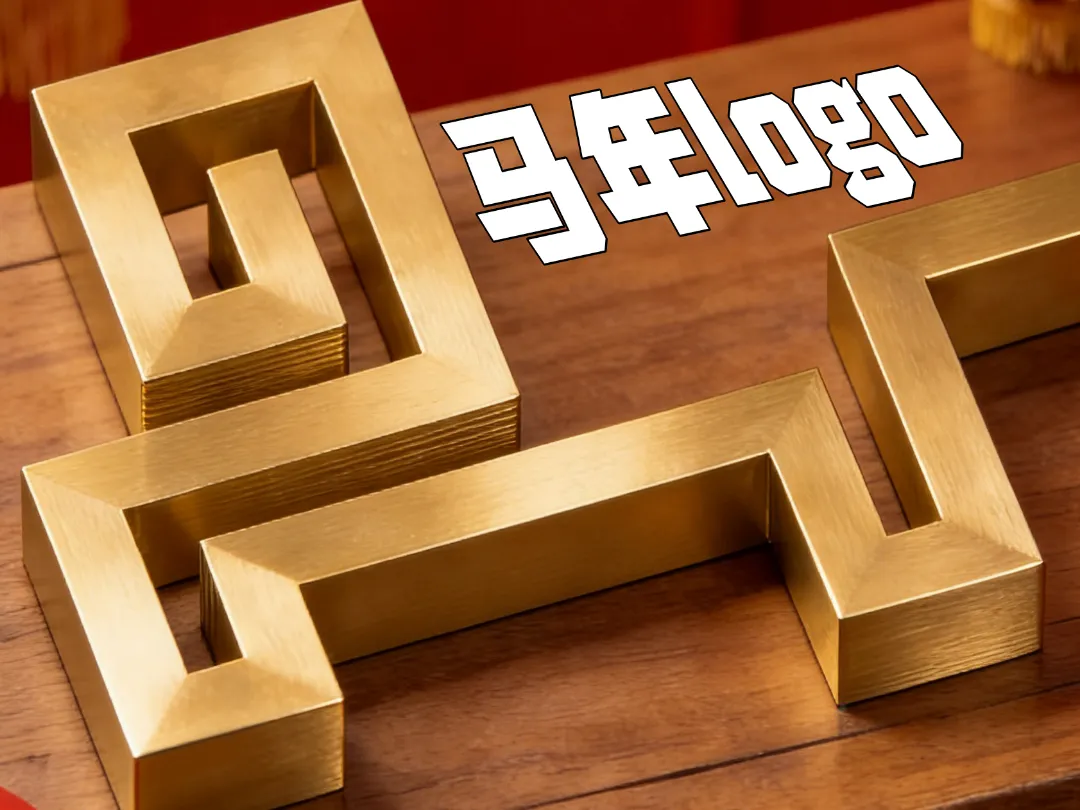 2026央视总台春晚马年图标-马年LOGO 【TATZ】 - 免费 3D 打印模型 - MakerWorld