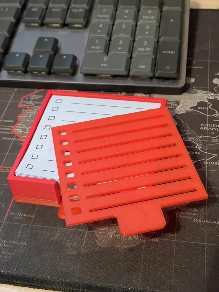 Post-it Note To-do List Template - Free 3D Print Model - MakerWorld