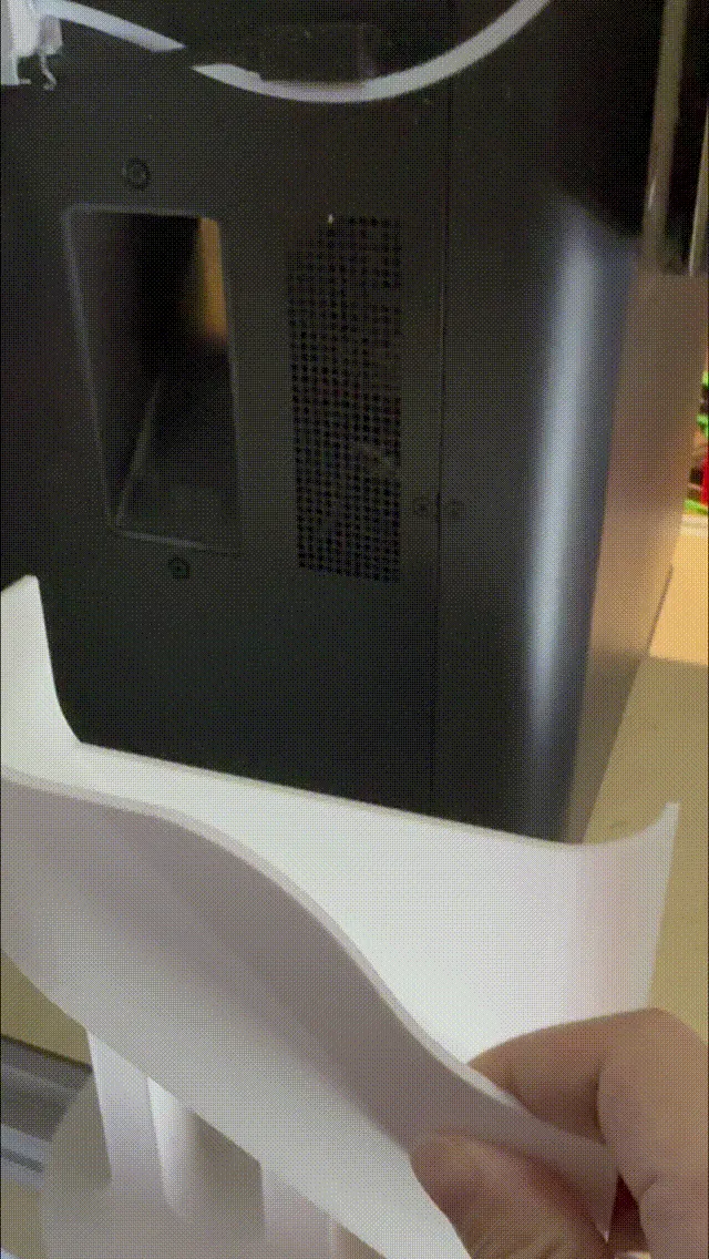 P1S/P2S/X1C Universal Split Poop Bin, Magnetic Mount by Raymondling ...