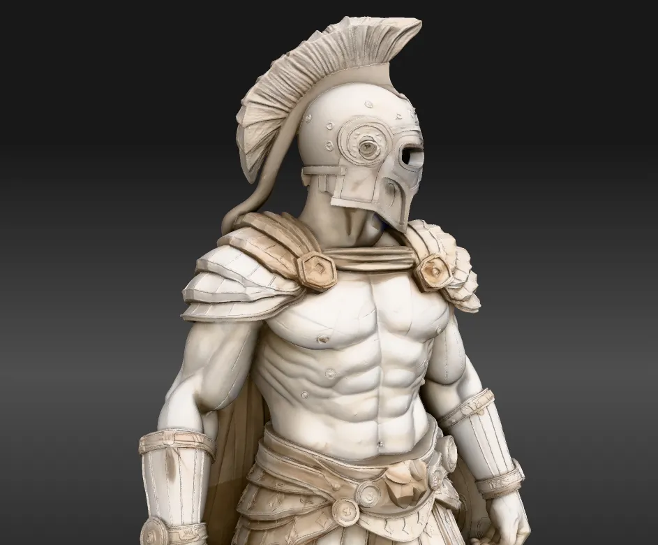 Greek Soldier - Free 3D Print Model - MakerWorld