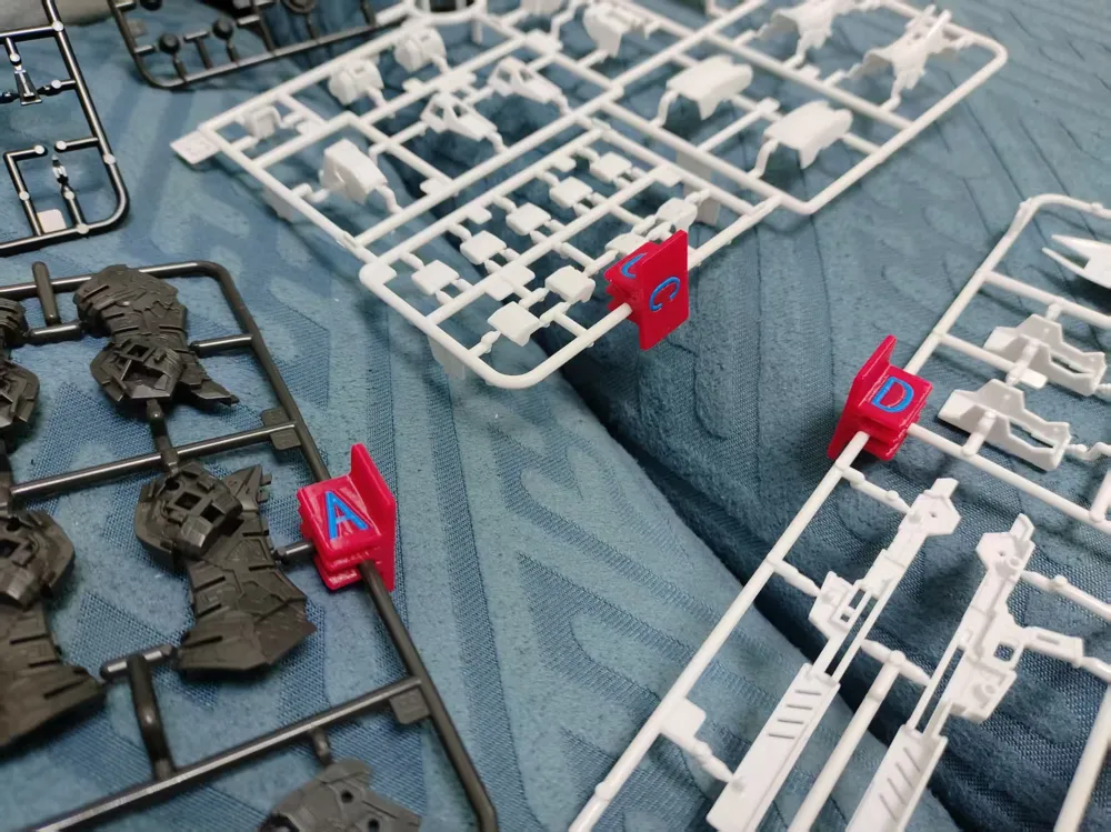 Gundam Model Kit Runner Tags - Free 3D Print Model - MakerWorld