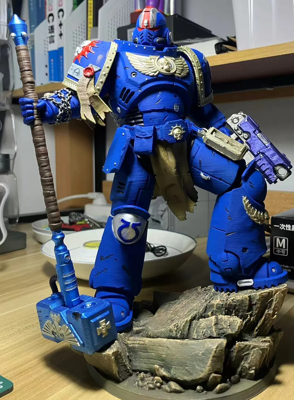 Warhammer 40K Ultramarine - Titus - Free 3D Print Model - MakerWorld