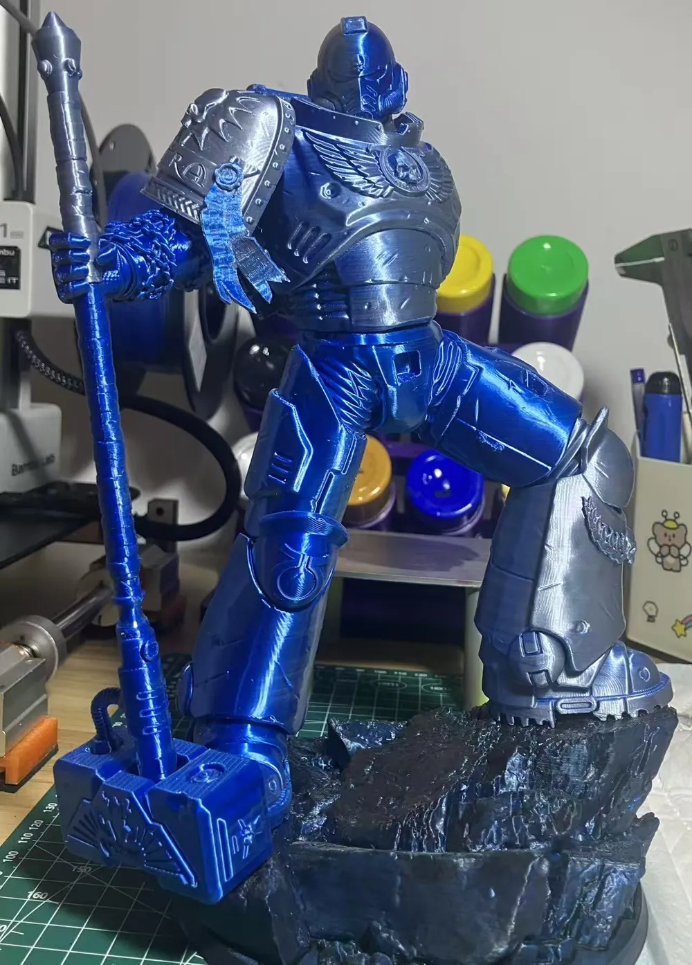 Warhammer 40K Ultramarine - Titus - Free 3D Print Model - MakerWorld