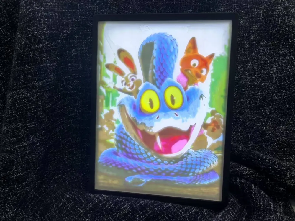 Zootopia 2 Lithophane - Free 3D Print Model - MakerWorld